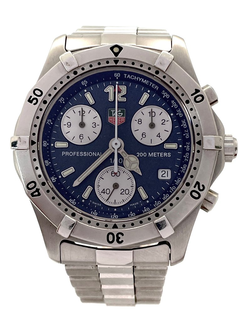 TAG Heuer - Professional 200M - Chronograph - "NO RESERVE PRICE" - Réf. CK1112 - Homme - 2000 ...