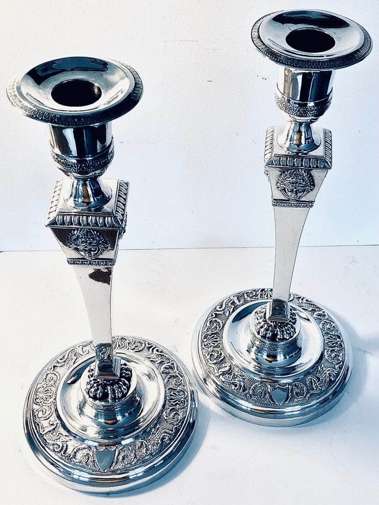Candleholder - (1) - .835 silver - Catawiki