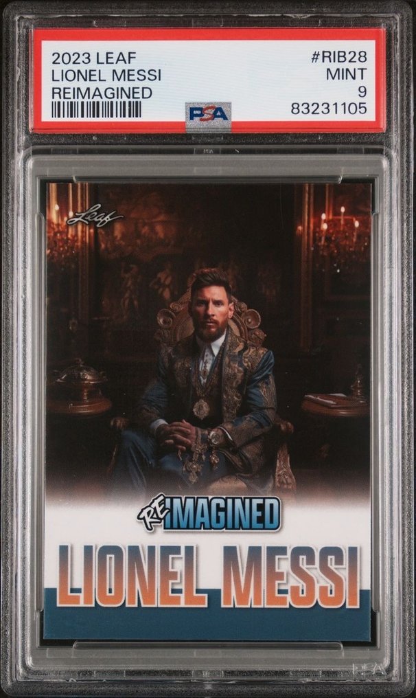 2023 - Leaf - Reimagined - Lionel Messi - #RIB28 - 1 Graded card - PSA ...