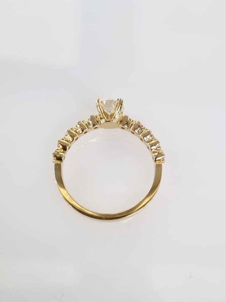 Förlovningsring - 0.84ct. Diamant - Catawiki