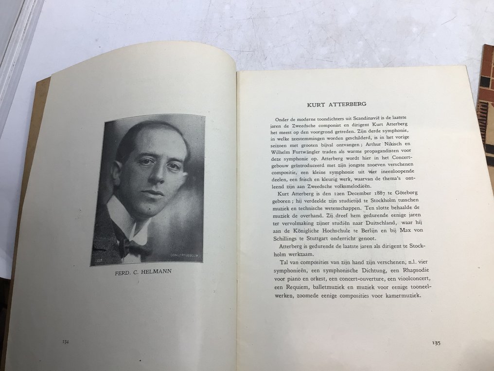 Richard Roland Horst (ill) - Two rare Concertgebouw programmes in art ...