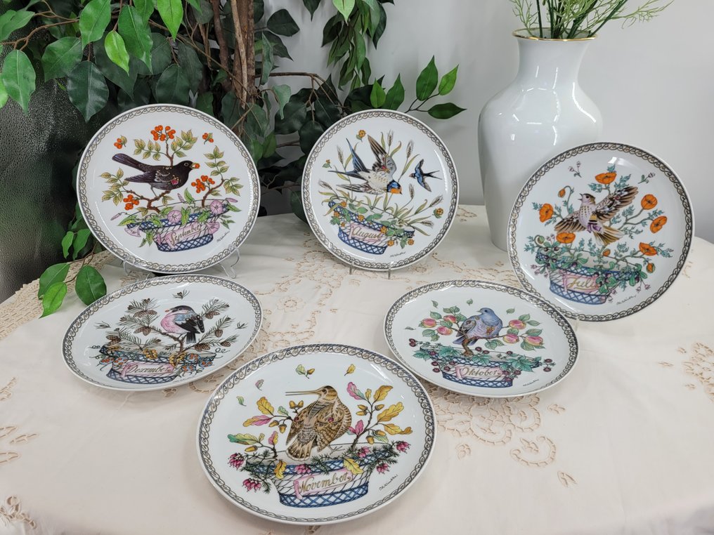 Hutschenreuther, by Ole Winther - Bord (6) - Porselein - Catawiki