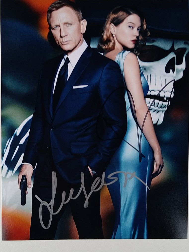 James Bond 007: Spectre - Daniel Craig "007" and Léa Seydoux "Madeleine Swann" - Autograph ...