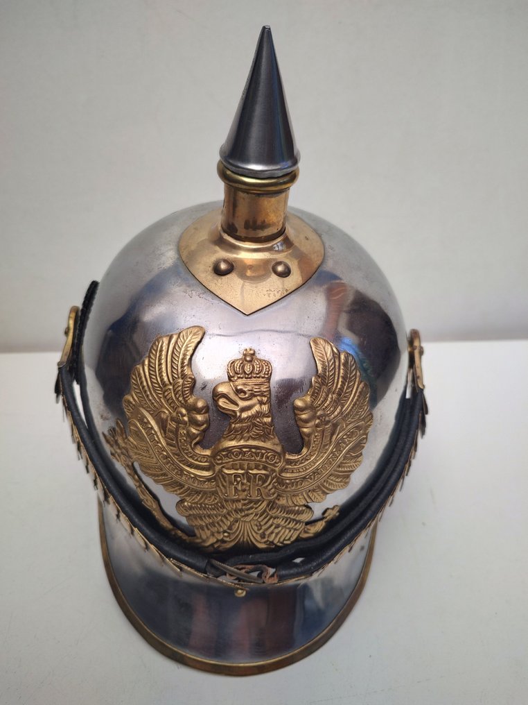 Germany - Military helmet - Prussian Cuirassier pin helmet, replica ...
