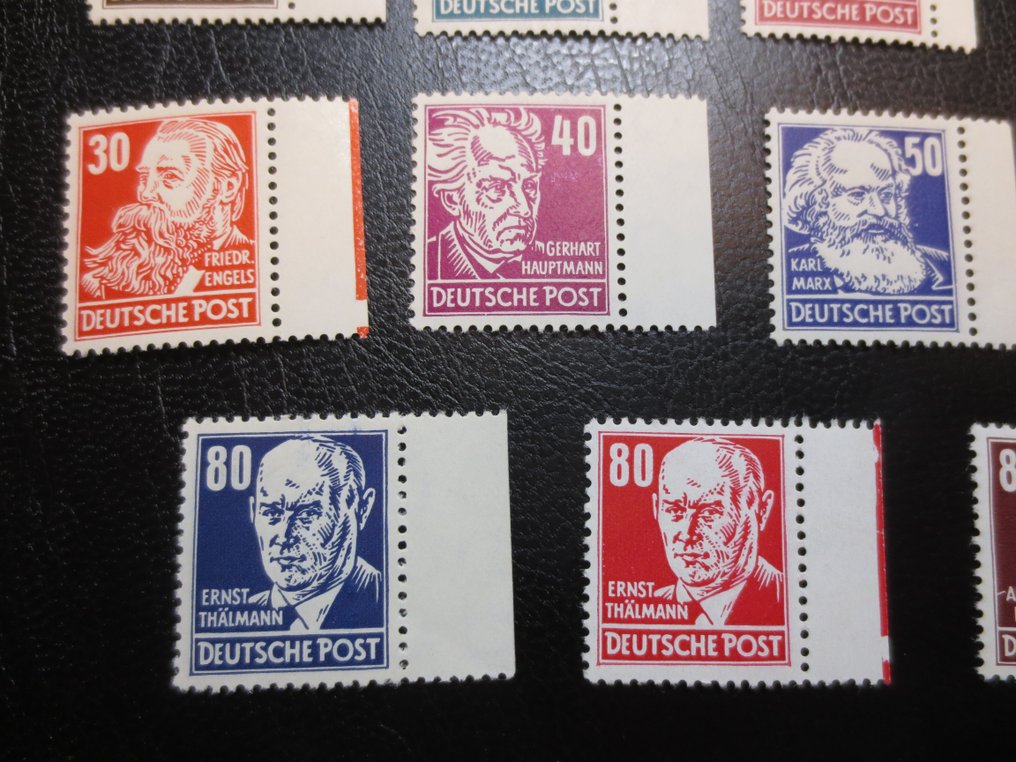 Duitse Democratische Republiek (DDR) 1952 - Heads II mint nooit scharnierend complete set ...