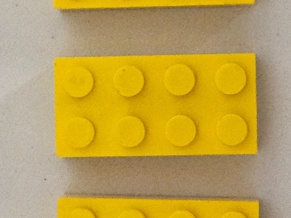 LEGO - Test Stenen - Serie van 4 unieke gele teststenen van Bayer uit ...