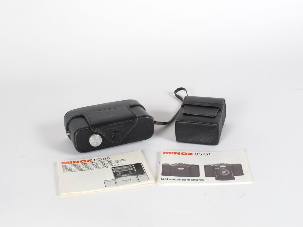 Minox 35 Gt Fc 35 Flash 2x Etui En Cuir 2x Mode Demploi Analogue Compact Camera