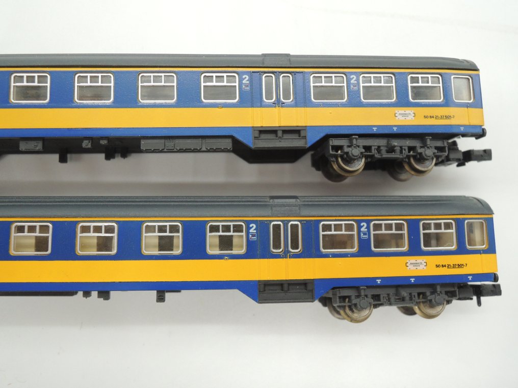 Fleischmann N - 8656 - Modellbahn-Personenwagen (2) - 2x Plan-W ...