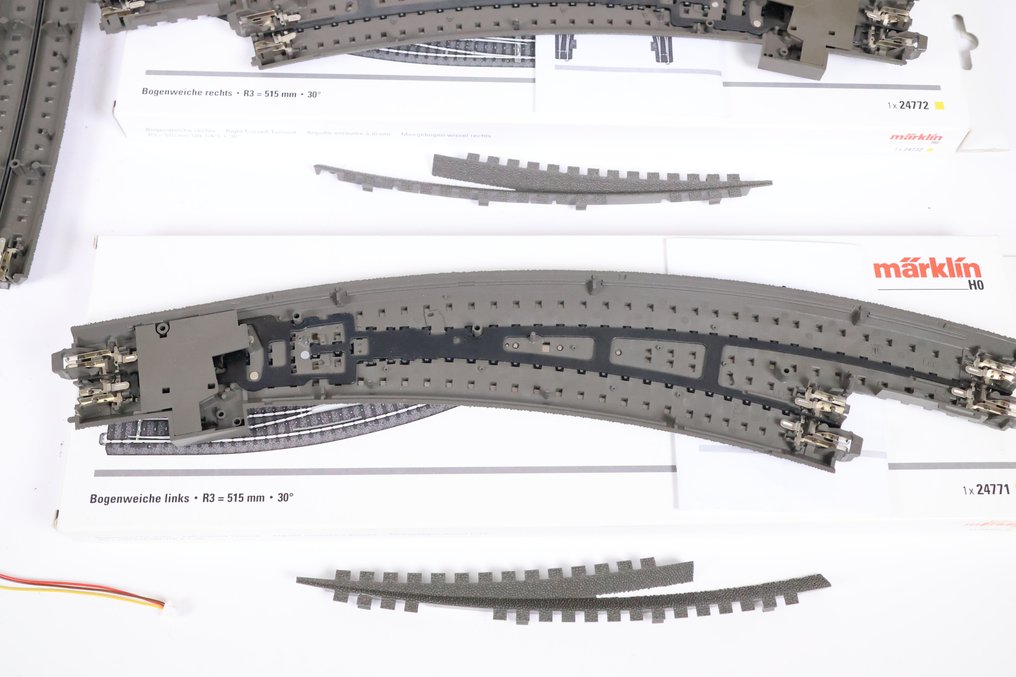 Märklin H0 - 24771/24772/24711/24712/24912 - Modeltreinsporen (6 ...