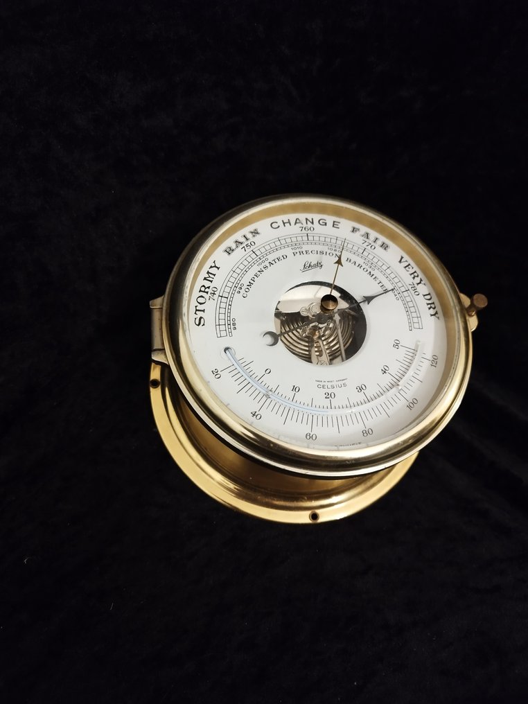 Schatz - Ship's barometer - Brass - Catawiki