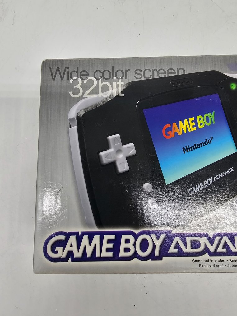 Original Gameboy Advance Black Edition - Complete with insert, manuals ...