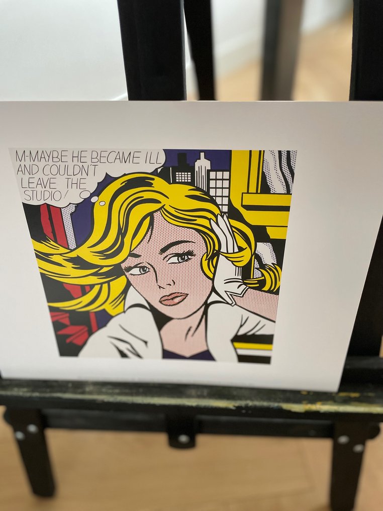 Roy Lichtenstein (after) - (1923-1997), M-Maybe (A Girl’s Picture), 1965, Museum Ludwig, Köln ...