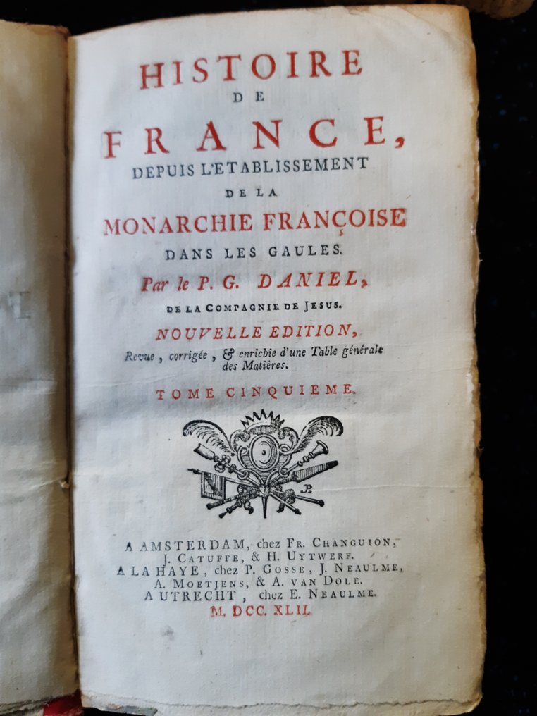 p. daniel - Histoire de France - 1760 - Catawiki