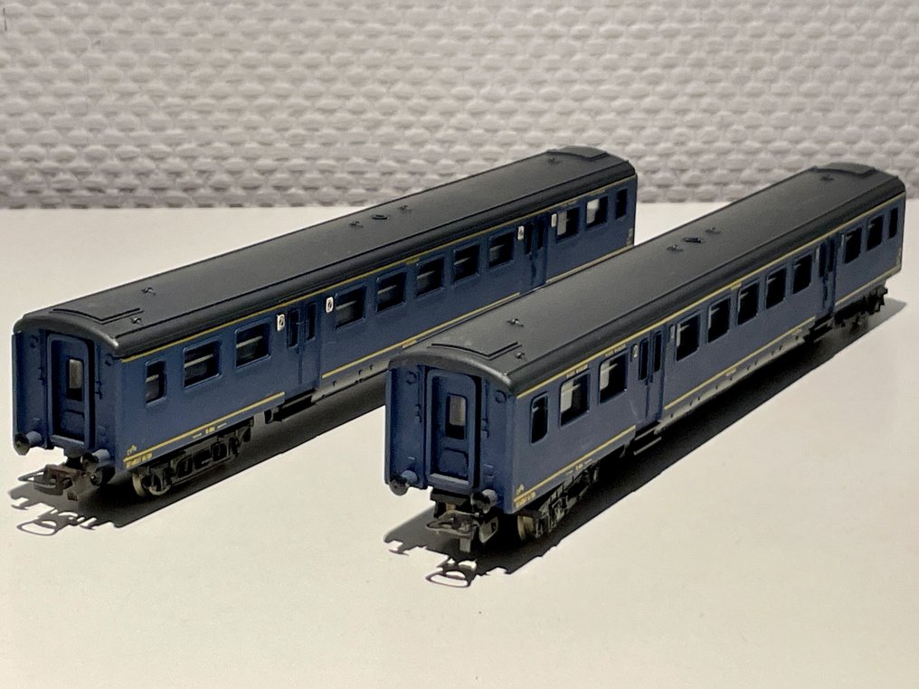 Lima H0 - Ensemble de wagons de passagers pour trains miniatures (4) - Voitures Plan E ; voiture ...