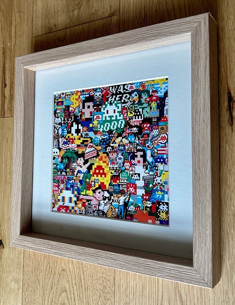 Invader (1969) - Invader 4000 Exhibition flyer & Map invasion de Potosi ...