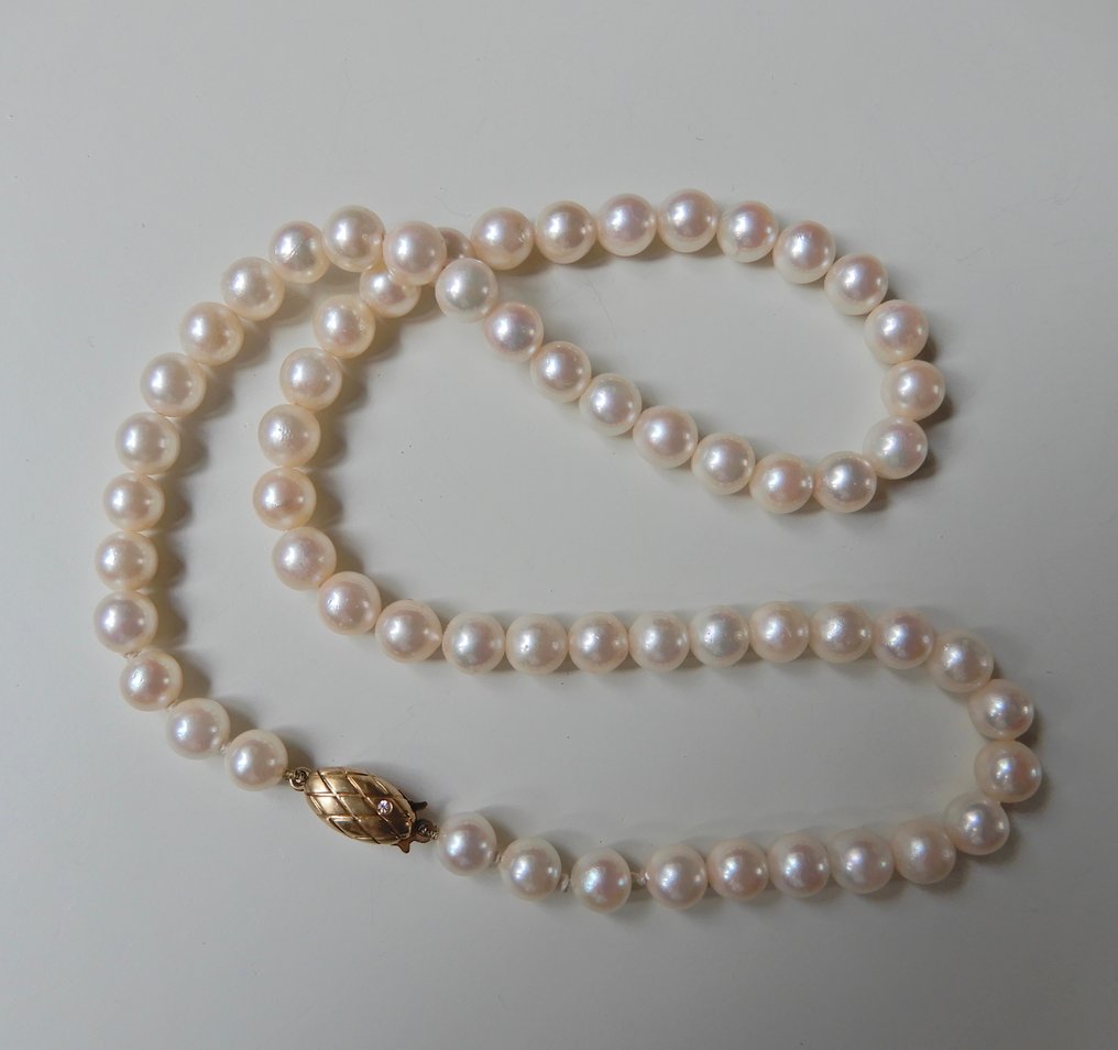 14kt Gold Yellow Gold Freshwater Pearls Necklace Catawiki