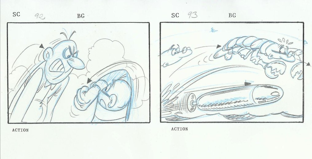 Andra - 1 Original drawing - Special storyboard (37) - Mortadelo y ...
