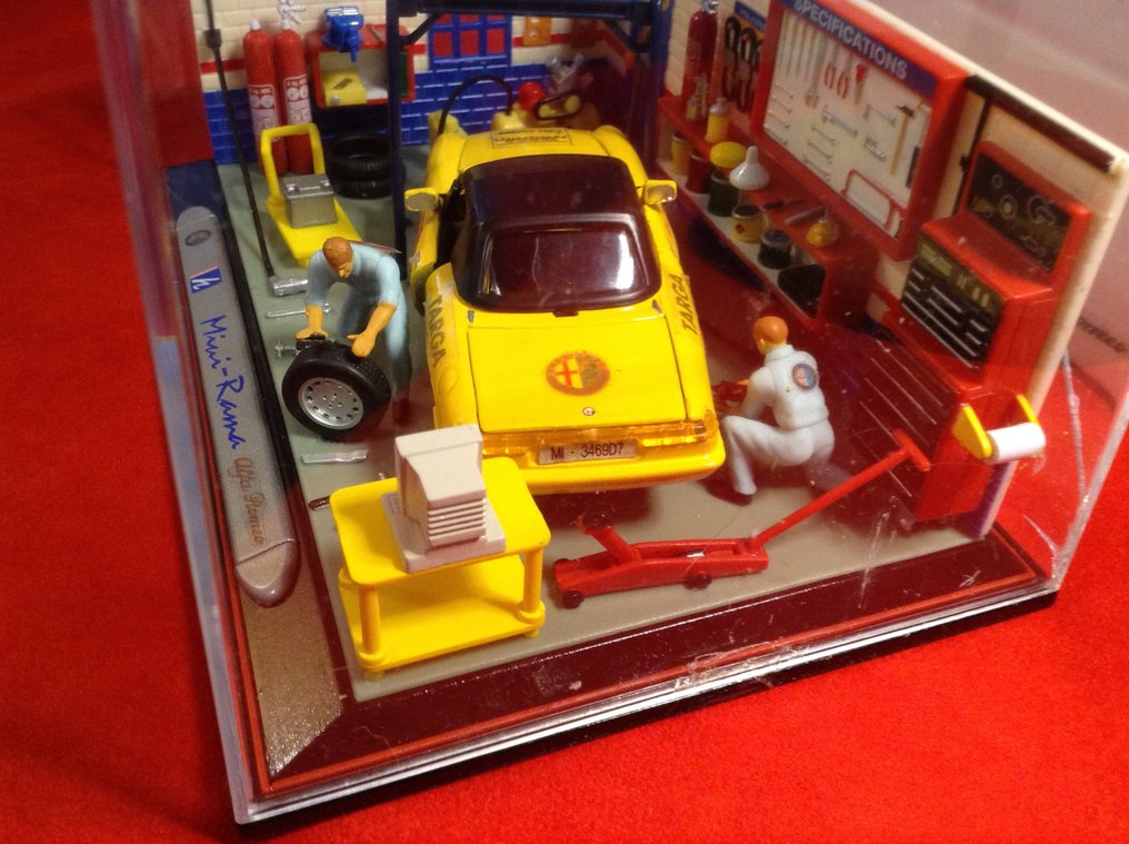 Alfa Romeo Promotional - Mini Rama Gasoline Station Diorama 1:43 - 1 ...