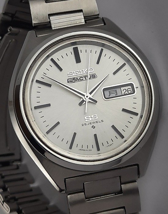 Seiko - 5 Actus Automatic 25 Jewels - SS - Kanji JDM - Jumbo - 6106 - 7490 - Nincs minimálár ...