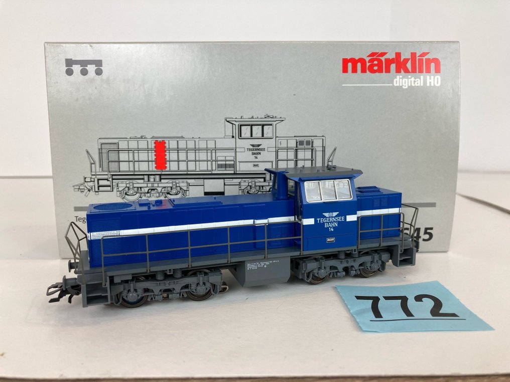 Märklin H0 - 37645 - Diesellocomotief (1) - Type G1204 van de voormalige MaK - Tegernseebahn ...