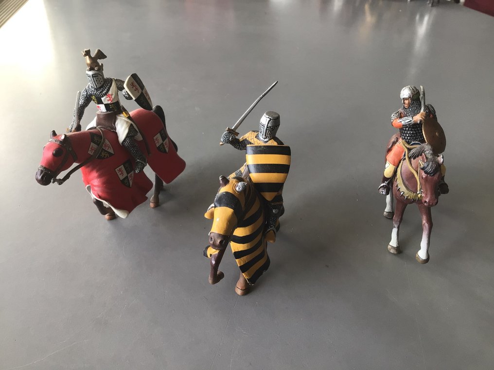 De Agostini - Figure - Twaalf middeleeuwse ridders te paard - (12 ...