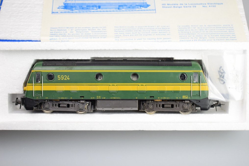 Roco H0 - 4152 - Diesellocomotief (1) - Reeks 5924 - SNCB NMBS - Catawiki