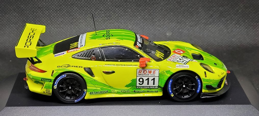 IXO 1:43 - 1 - Model car - Porsche 911 GT3 R #911 - Manthey Grello ...