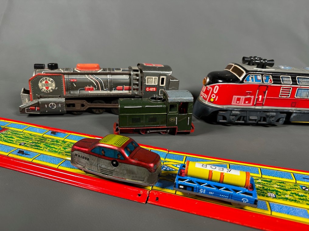 Masudaya (Modern Toys), Usagiya Toys, Biller Bahn, Lemezárugyár/E. Film - Tren de juguete ...