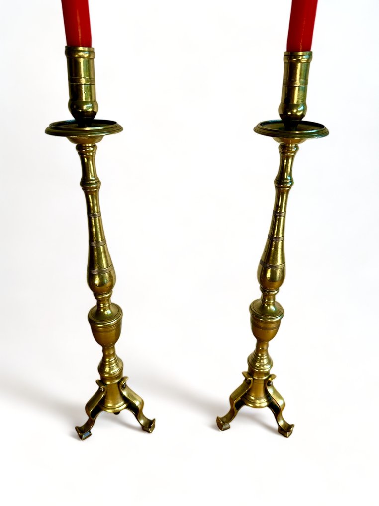 Kaarsenhouder Vintage 49cm/ 1,95kg - Brons - Catawiki