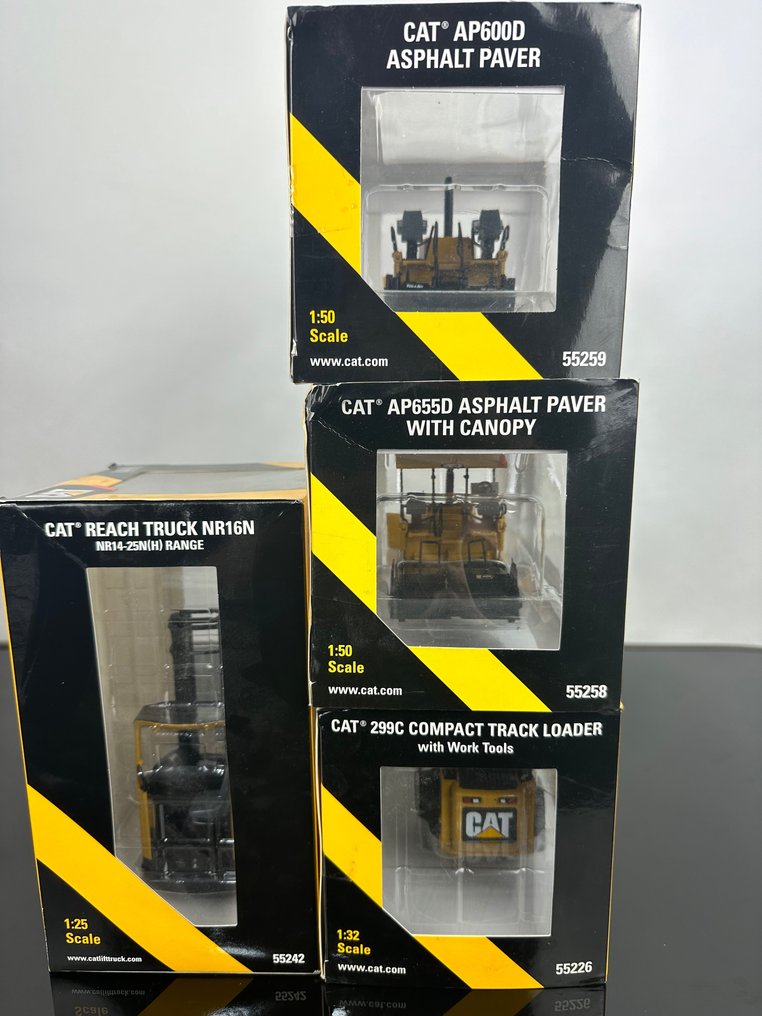 Norscot 1:50 - 4 - Modelauto - Caterpillar - Zeldzaam - Catawiki