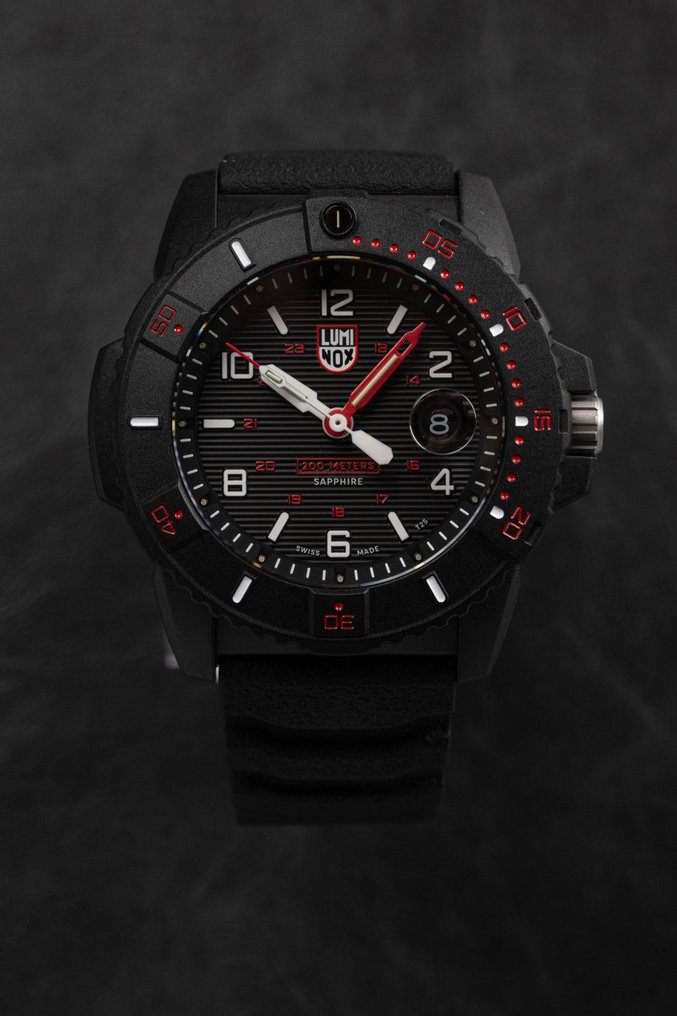 Luminox - No Reserve Price - Men - Navy SEAL 3600 Series Red XS.3615 ...
