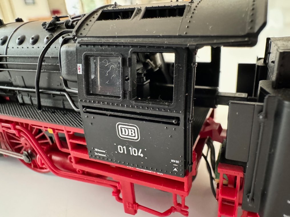 Roco H0 - 63210 - Stoomlocomotief met tender (1) - BR 01 104, digitaal met Seuthe ...