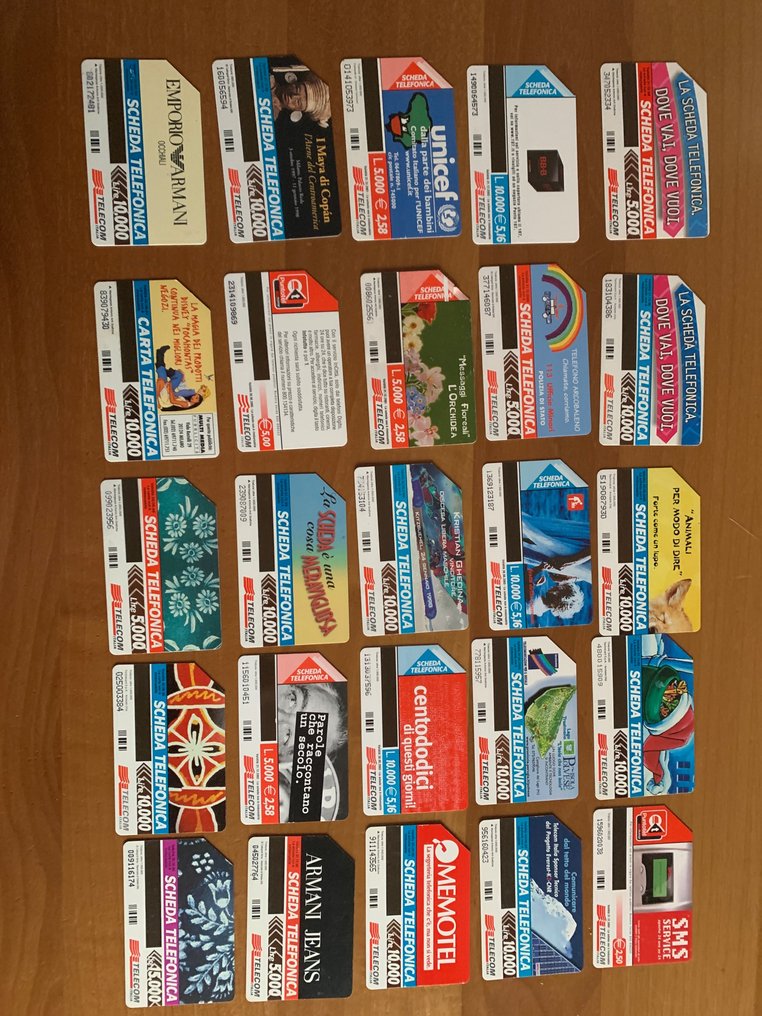 Phone card collection - Italy telephone cards - Catawiki