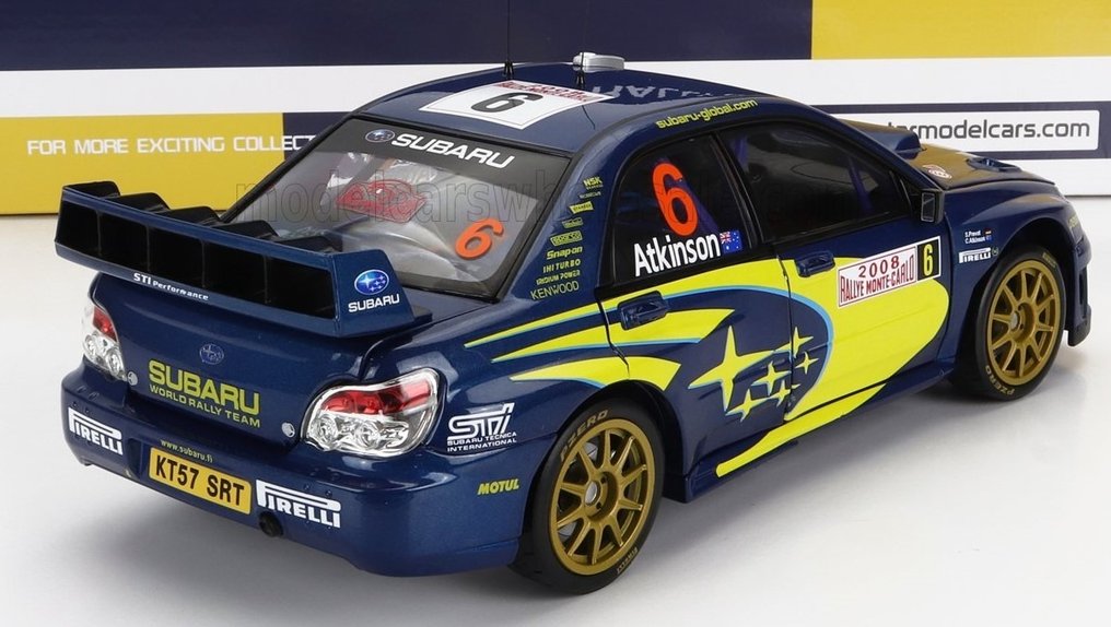 Sunstar 1:18 - 1 - Model race car - Subaru Impreza WRC Night Version ...