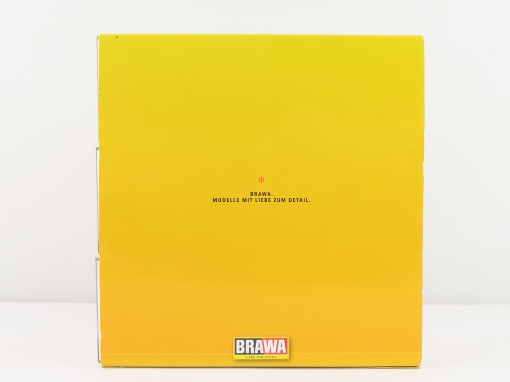 Brawa H0 - 49510 - Modeltrein goederenwagonset (1) - Drie 2-assige onder/zelflossers type Tdgs ...