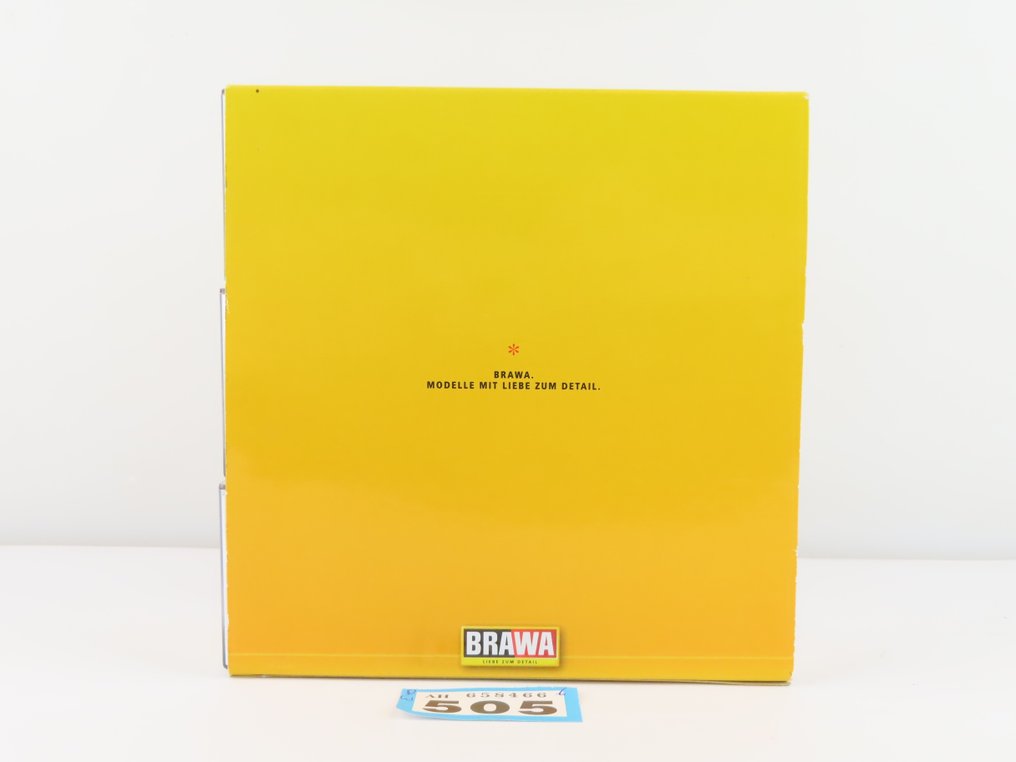 Brawa H0 - 49510 - Modeltrein goederenwagonset (1) - Drie 2-assige onder/zelflossers type Tdgs ...