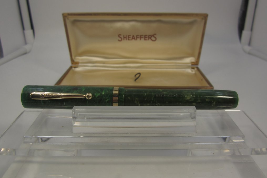 Pregiata Sheaffer Liftime Jade green vintage anni '30 - Fountain pen - Catawiki