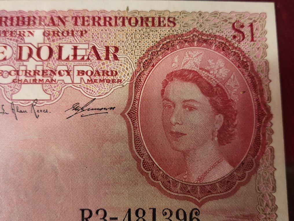 Territorios británicos del Caribe. - 1 Dollar 1960 - Pick 7c - Catawiki