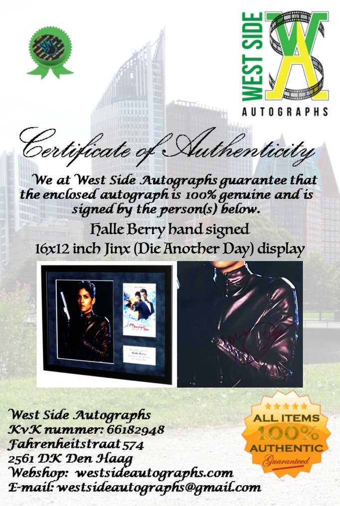 James Bond 007: Die Another Day - Halle Berry (Jinx) Premium Framed ...