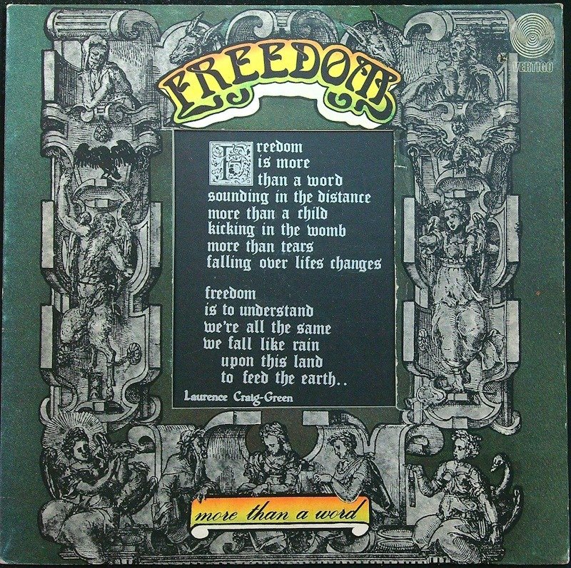 Freedom (Canada 1972 1st pressing SWIRL LP) - Is More Than A Word ...