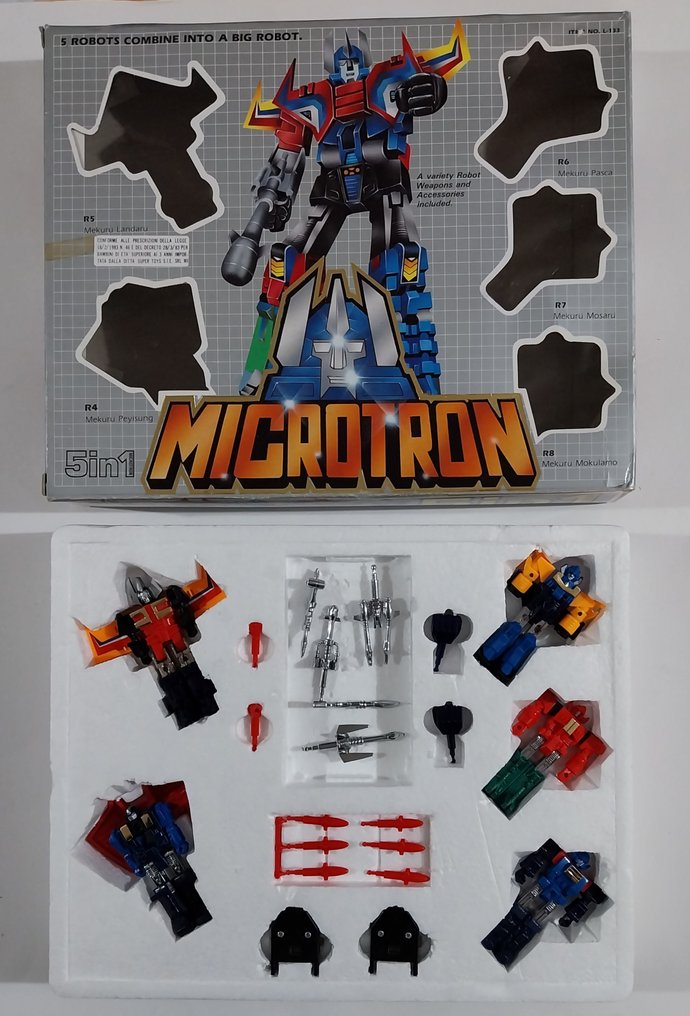 Microtron - Toy robot Microtron 5 Robots in 1 - 1980-1990 - Taiwan ...