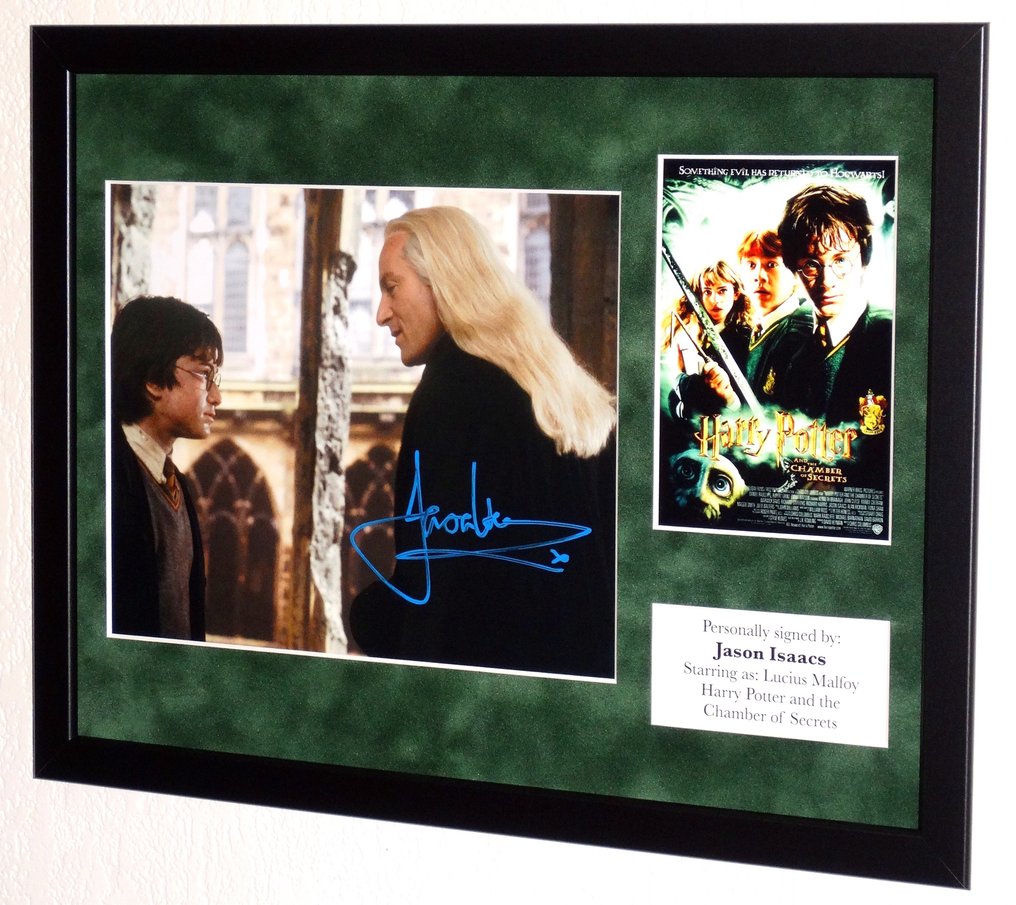 Harry Potter - Jason Isaacs (Lucius Malfoy) Premium Framed, signed, COA ...