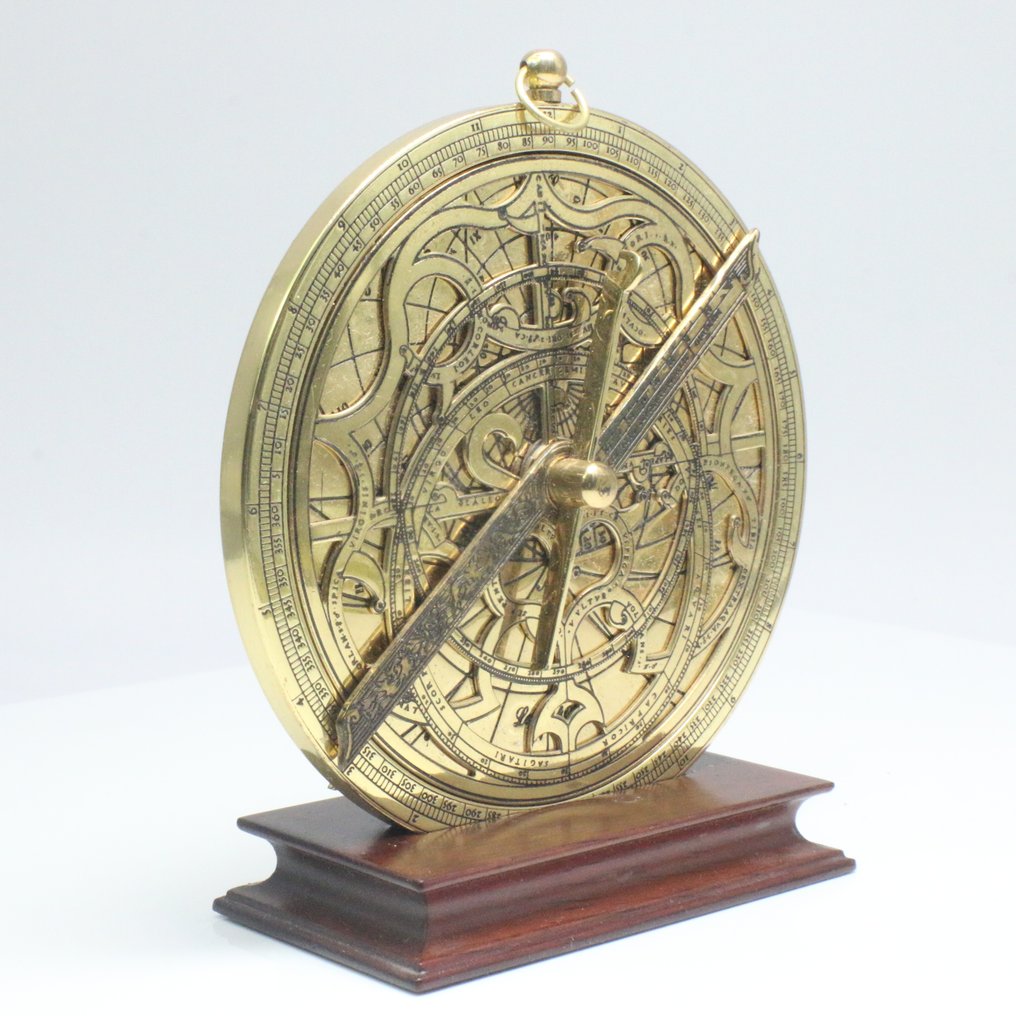 Franklin Mint - Astronomical Astrolabe - Instrument - Brass ...