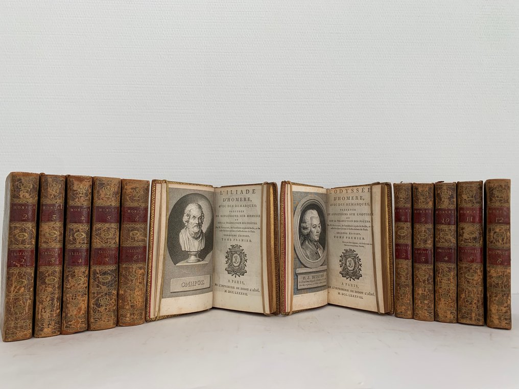 Homère - L'Iliade et l'Odyssée - 1787-1788 - Catawiki