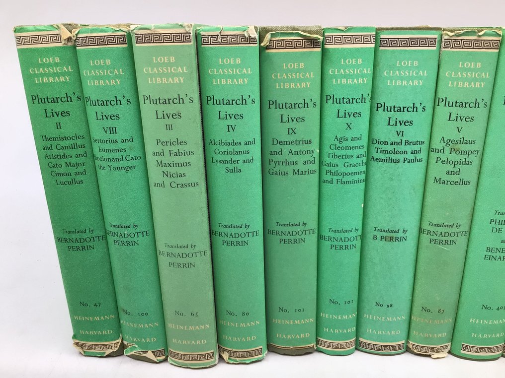 Plutarch - Loeb Classic Library: 11 Plutarch volumes of Plutarch's ...