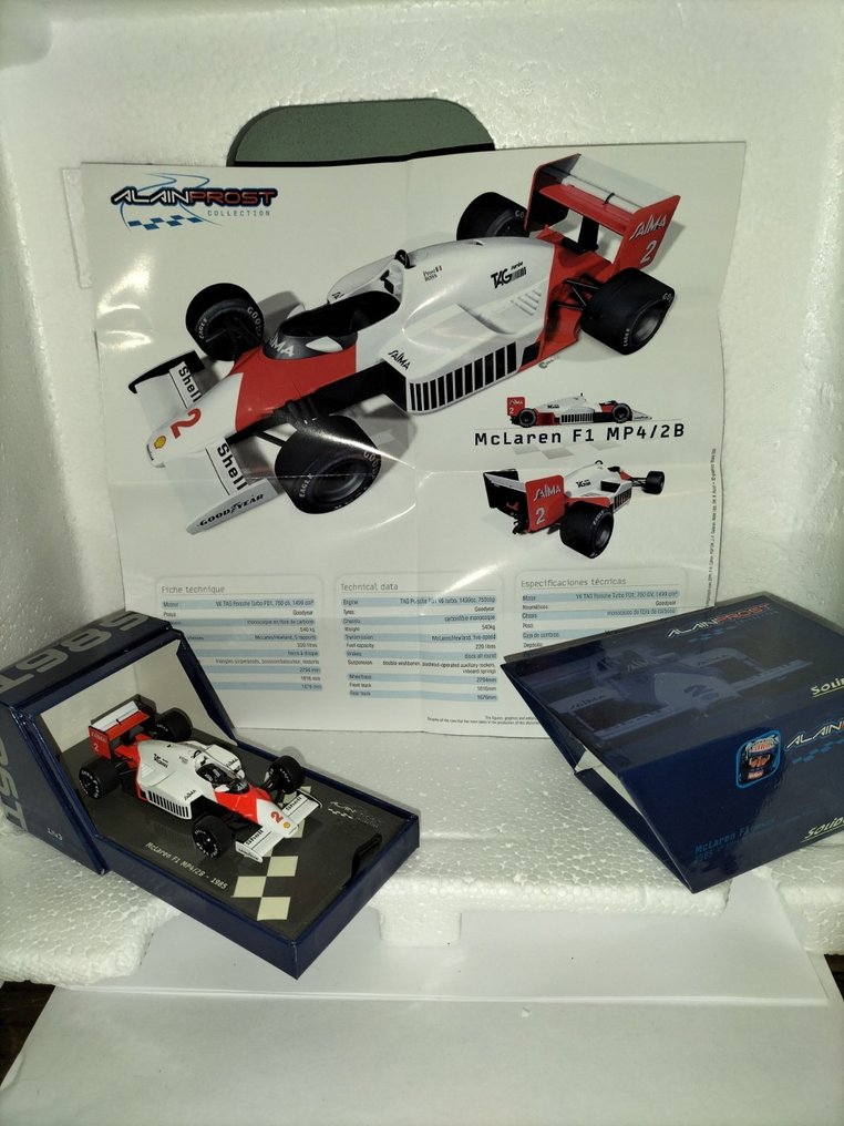 Solido 1:43 - 3 - Model race car - Mc Laren MP4/2C Prost - Catawiki