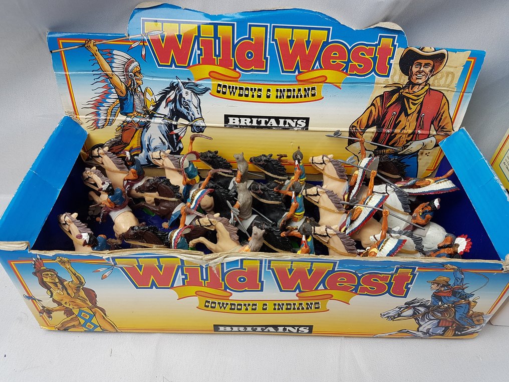 Britains Wild West - Miniature figure - Cowboys and Indians 1:32 - (7 ...