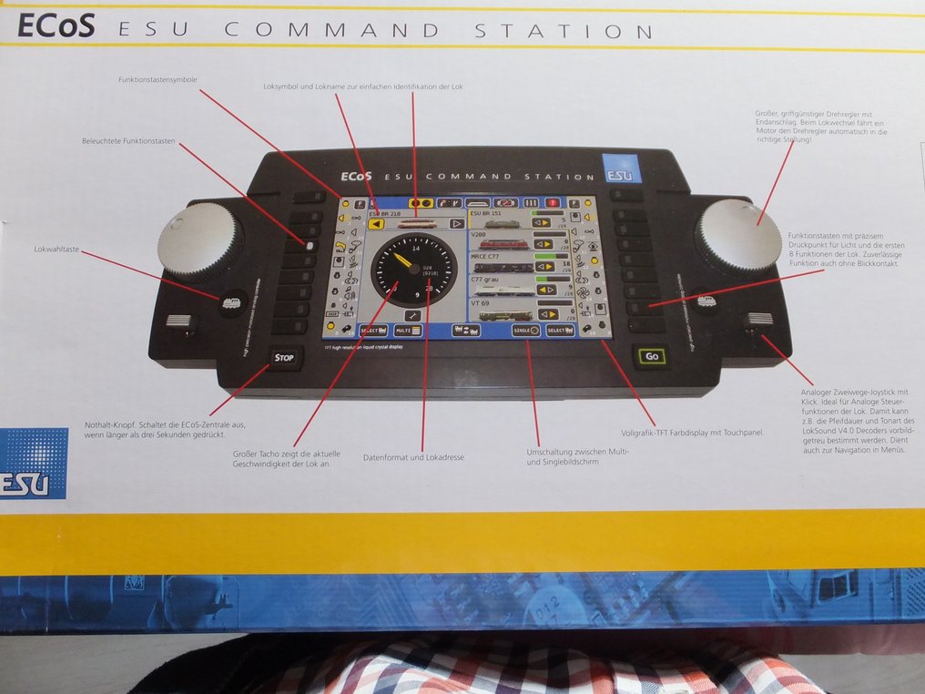 ESU alle schalen - 50210 - Model treinbesturingseenheid (1) - Ecos II ...