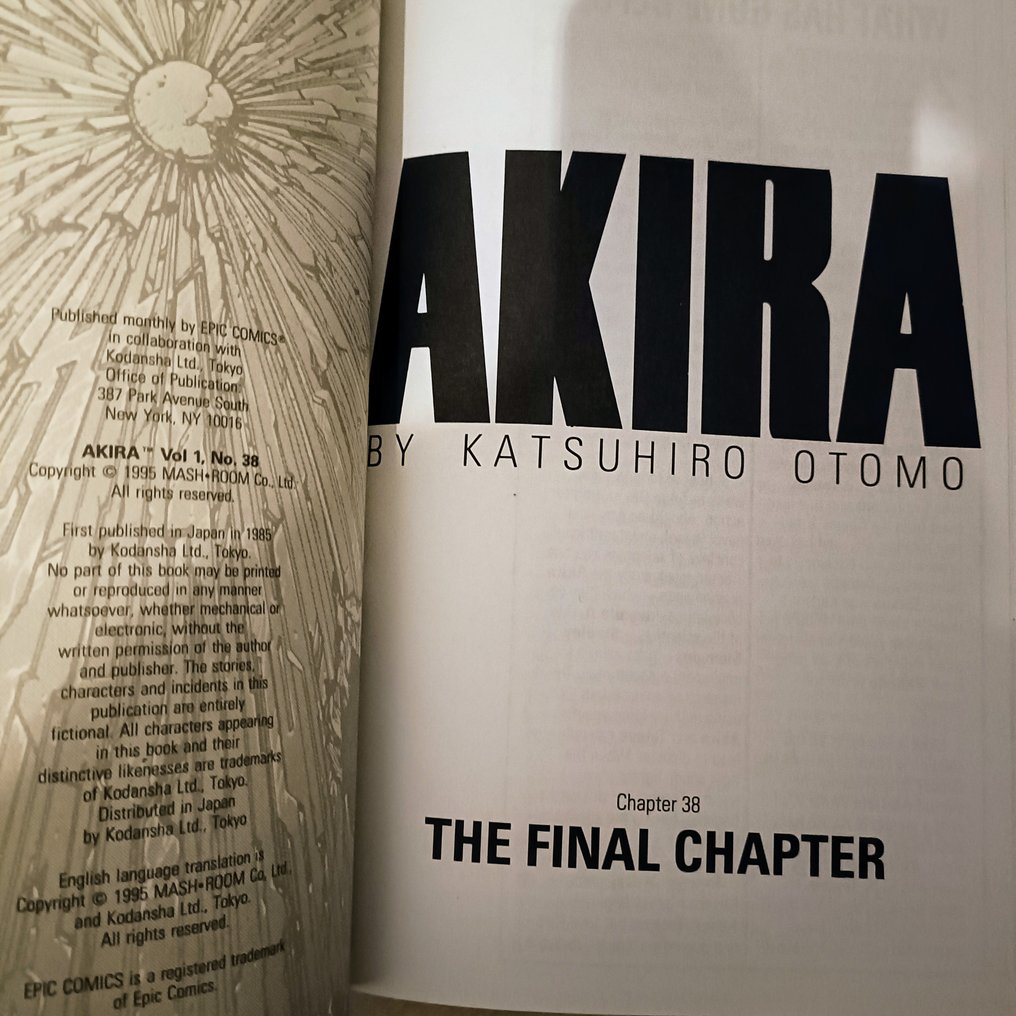 Akira 38 - Akira Final Issue - 1 Comic - 1995 - Catawiki