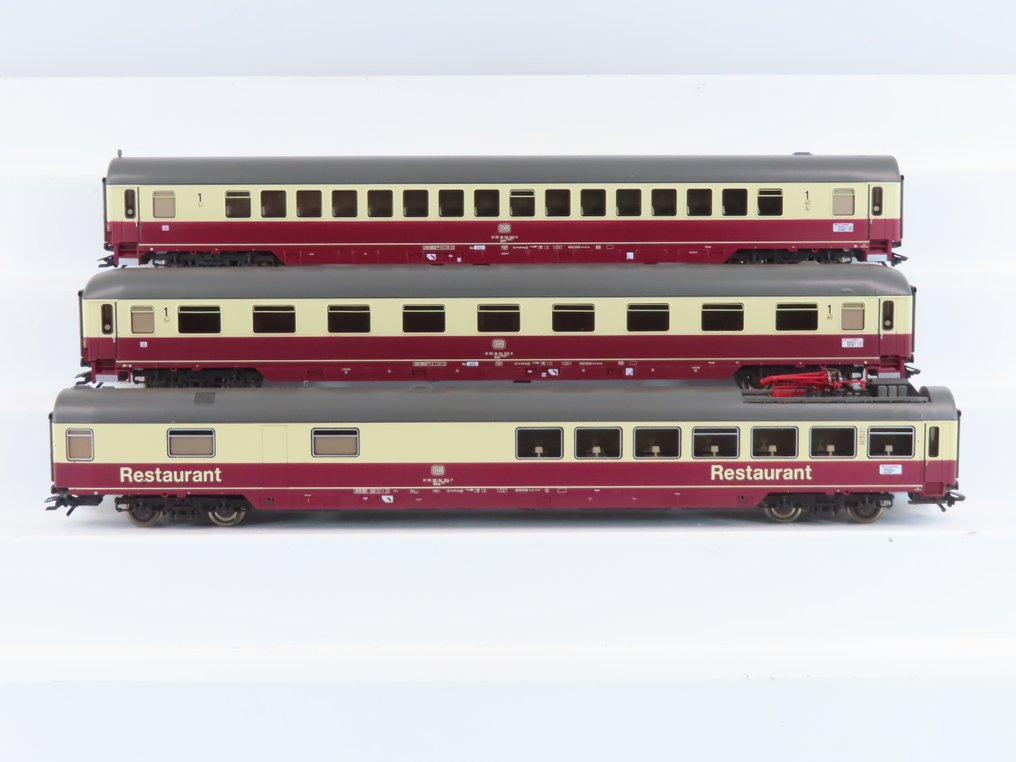 Roco H0 - 64167 - Modeltrein personenwagonset (1) - 3-delige personenrijtuigen-set "IC 573 ...